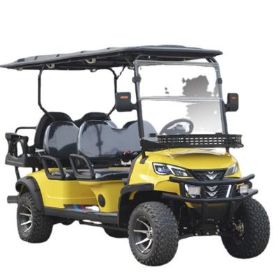 China 10 Inch Aluminum Alloy Wheels Custom Golf Carts Luxury Bus with High Capacity Battery for sale