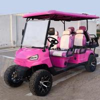 China Manufacturers Sale 4 2 Seater Electric Golf Cart with Front disc Rear drum Brake System for sale