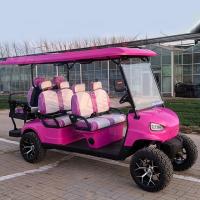 China Manufacturers Sale 4 2 Seater Electric Golf Cart with Front disc Rear drum Brake System for sale
