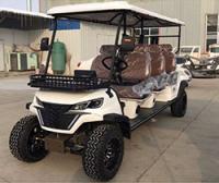 China 48V/72V Lithium Battery 8-Seater Electric Golf Carts for Sightseeing Bus Car Accessories for sale