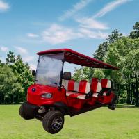 China 8-Seater Electric Golf Carts with 48V/72V Lithium Battery and Front Disc Rear Drum Brake System for sale