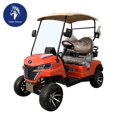 China Electric Golf Cart 2 Seater Luxury Utility Vehicle with Li-ion Battery and Performance for sale