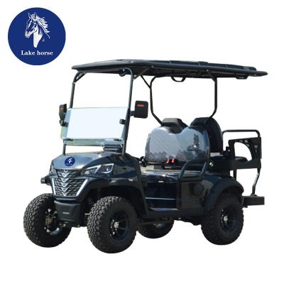 China Affordable Electric Golf Carts Front LED Headlight 4-Seater Curb Weight 400-500kg for sale
