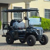China Affordable Electric Golf Carts Front LED Headlight 4-Seater Curb Weight 400-500kg for sale