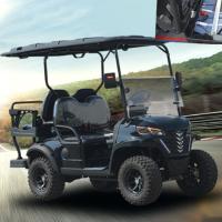 China Affordable Electric Golf Carts Front LED Headlight 4-Seater Curb Weight 400-500kg for sale