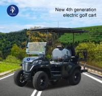 China Affordable Electric Golf Carts Front LED Headlight 4-Seater Curb Weight 400-500kg for sale