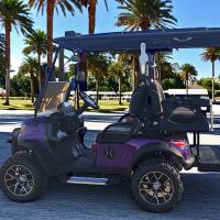China 48V Electric Lithium Lake Horse Golf Cart with 4 Seats and Front LED Headlight for sale