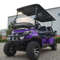 China 48V Electric Lithium Lake Horse Golf Cart with 4 Seats and Front LED Headlight for sale