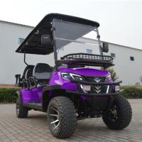 China 48V Electric Lithium Lake Horse Golf Cart with 4 Seats and Front LED Headlight for sale
