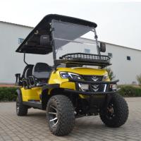 China Holiday Sightseeing Electric Golf Carts with Lake Horse Design and 70-90km Driving Mileage for sale
