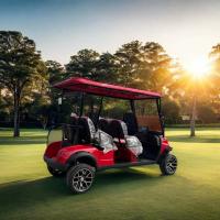 China 6-Seater Golf Cart with 48V72V Lithium Battery and Minimum Grand Clearance of 150-200mm for sale