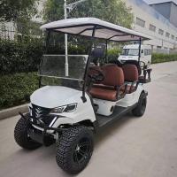 China High Clearance 6-Seat Electric Golf Carts with 48V/72V Lithium Battery and AC 5.0KW Motor for sale