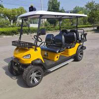 China High Clearance 6-Seat Electric Golf Carts with 48V/72V Lithium Battery and AC 5.0KW Motor for sale