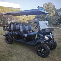 China High Clearance 6-Seat Electric Golf Carts with 48V/72V Lithium Battery and AC 5.0KW Motor for sale
