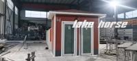 China Public Portable Mobile Toilet with Shower Hysun Light Steel Structure Construction for sale