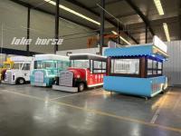 China Retro Style Food Truck for Fried Skewers Barbecue and Snacks Multifunctional Cart for sale