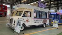 China Mobile Four Wheel Ice Powder Meal Cart Stall for Food Kiosk Customized Night Market for sale