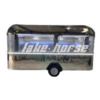 China 4.2m Long Stainless Steel Dining Car for Seaside Scenic Spots and Commercial Streets for sale