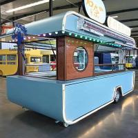 China Convenient RV Snack Cart with Retro Design 4.2m L *2m W *2.3m H Machine Size for sale