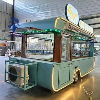 China Convenient RV Snack Cart with Retro Design 4.2m L *2m W *2.3m H Machine Size for sale