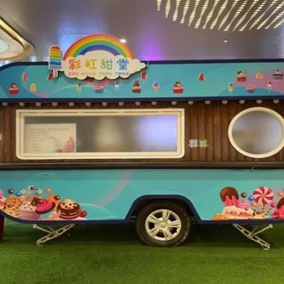 China 4.2 L *2 W *2.3 H m Food Truck with CE Certification and Stainless Steel Construction for sale