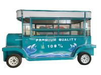 China Stainless Steel Mobile Snack Truck OEM Hot Dog Cart with CE Certification for sale