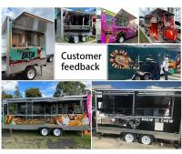 China Small Food Cart for Retail CE DOT Approved Hot Dog Coffee Hamburg Fast Food Trailer for sale