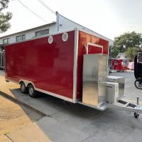 China USA Area 2024 Mobile Kitchen Vending Food Trailer in Miami Fully Equipped for Hot Dog for sale