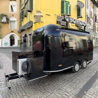 China Mobile Food Trailer Stainless Steel Fast Street Kitchen Concession Truck with CE DOT for sale