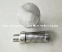 China Stainless Steel 304 316L Johnson Filter Nozzle Resin Trap 40-70mm Screen Length for sale