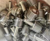 China Stainless Steel 304 316L Johnson Filter Nozzle Resin Trap 40-70mm Screen Length for sale