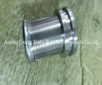 China Stainless Steel Johnson Screen Filter Nozzle 18x2.5mm Support Wire 40-70mm Length for sale