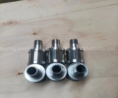 China Stainless Steel Johnson Filter Nozzle NPT G 1 3/4 Threaded 0.2-0.45kg Water Gas Filtration Strainer for sale