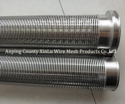 China 304L Wedge Wire Screen Pipe Profile V Wire 2.5x4mm for Applications for sale