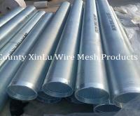 China Galvanized Wedge Wire Water Well Screen Pipe 219mm OD Slot 0.1-3.0mm Profile V Wire 2.5x4mm for sale