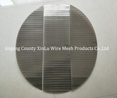 China Stainless Steel Wire Wrapped Screen Panel V Wire 2.5x4mm Slot 0.1-50mm for Water Treatment Filtration for sale