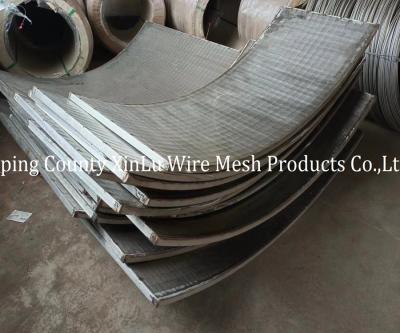 China Stainless Steel Wedge Wire Flat Panel 2.4m Length Slot 0.1-50mm for Water Treatment for sale
