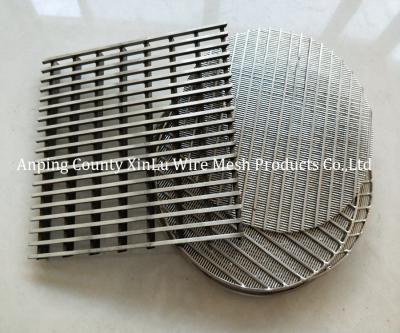 China Vee Wire Wrapped Johnson Screen Mesh 304 316 Stainless Steel 1.0mm Slot Water Well Filtration for sale