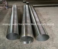 China Vee Wire Wrapped Johnson Screen Mesh 304 316 Stainless Steel 1.0mm Slot Water Well Filtration for sale