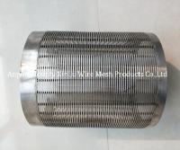 China Stainless Steel 2205 Wedge Wire Screen Tube 219mm OD Johnson Water Well Screen Pipe for sale