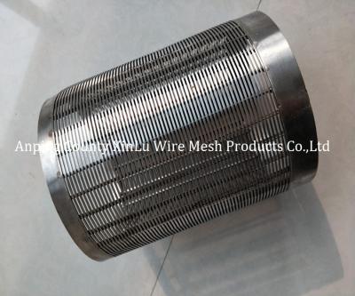China Stainless Steel 2205 Wedge Wire Screen Tube 219mm OD Johnson Water Well Screen Pipe for sale