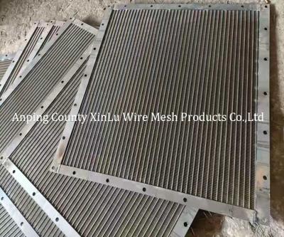 China Wedge Wire Flat Panel Johnson Screen Mesh 0.02mm Slot Dewatering Screen Panel Sieve Bend Plate for sale