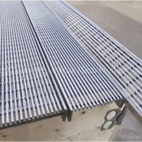China Wedge Wire Flat Panel Johnson Screen Mesh 0.02mm Slot Dewatering Screen Panel Sieve Bend Plate for sale