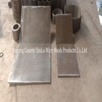 China Wedge Wire Flat Panel Johnson Screen Mesh 0.02mm Slot Dewatering Screen Panel Sieve Bend Plate for sale