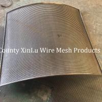 China Wedge Wire Flat Panel Johnson Screen Mesh 0.02mm Slot Dewatering Screen Panel Sieve Bend Plate for sale