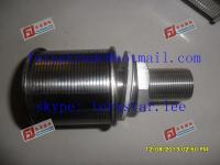 China Stainless Steel Wedge Wire Strainer Nozzle 45mm 53mm 57mm for Water Treatment for sale