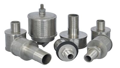 China Stainless Steel Johnson Screen Nozzle Wedge Wire Water Filter Bottom Nozzle 45mm to 108mm for sale