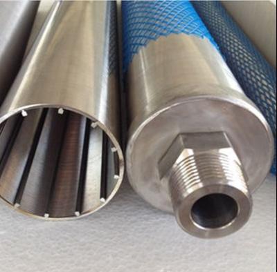 China Wedge Wire Filter Nozzle 304 Stainless Steel 0.25mm Slot Custom Length for sale