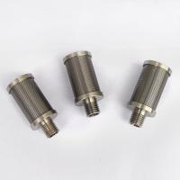 China Stainless Steel Wedge Wire Screen Nozzle Single Tube Type 0.25-0.5mm Slot for Water Filtration for sale