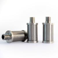 China Stainless Steel Wedge Wire Filter Nozzle 0.1mm Slot 45-108mm Diameter for Water Well Sand Control for sale